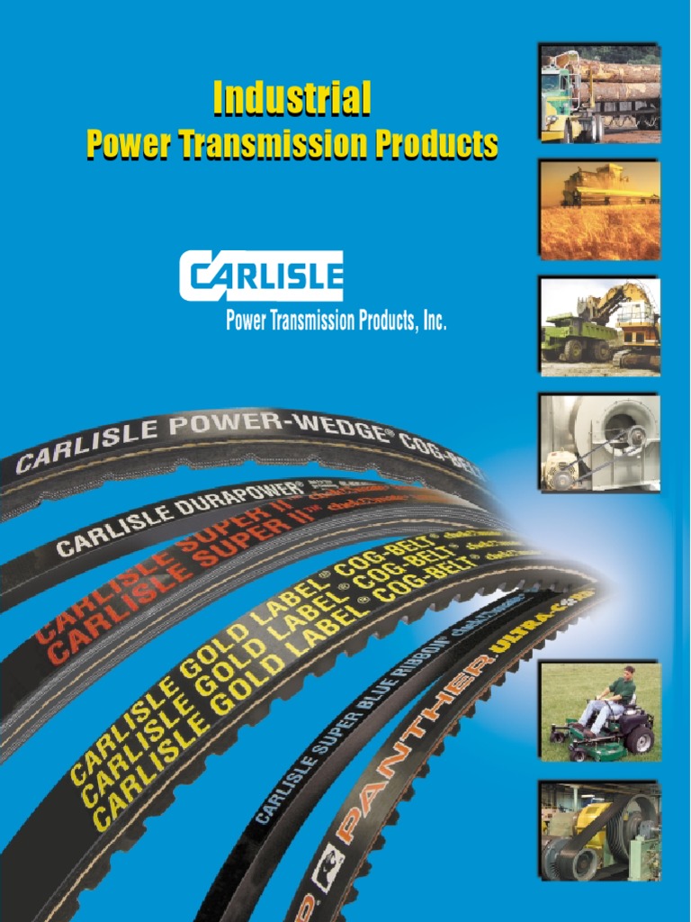 Catalogo Carlisle PDF | PDF | Belt (Mechanical) | Manufactured Goods