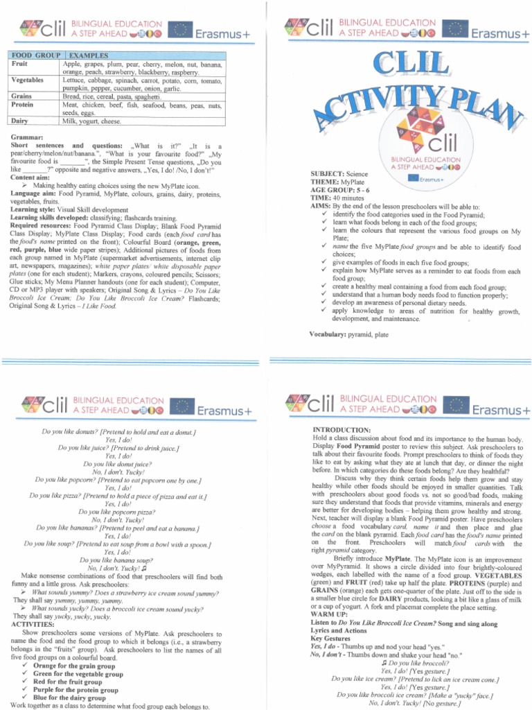 CLIL - Lesson Plan