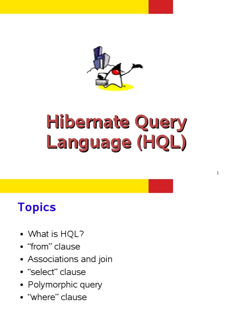 Hibernate Query Language Hql Pdf Class Computer Programming Inheritance Object