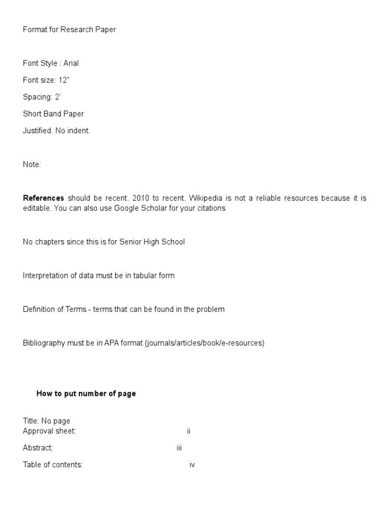 High School Research Paper Guide | PDF | Bibliography | Inquiry