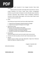 Proposal RUTILAHU Desa Cihuni 2019 | PDF
