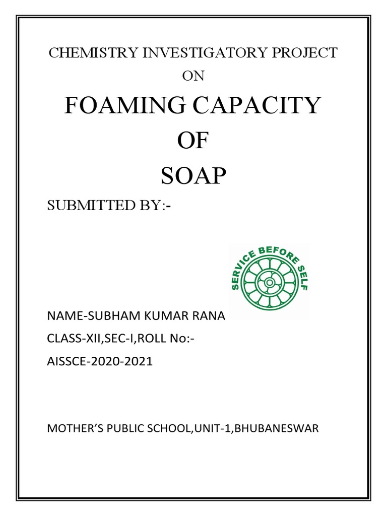 Chemistry Investigatory Project | PDF | Art