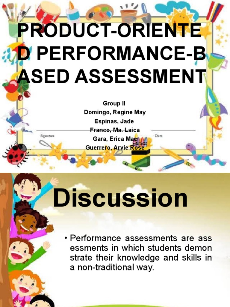 Product-Oriented Performance-Based Assessment | PDF | Epistemology ...