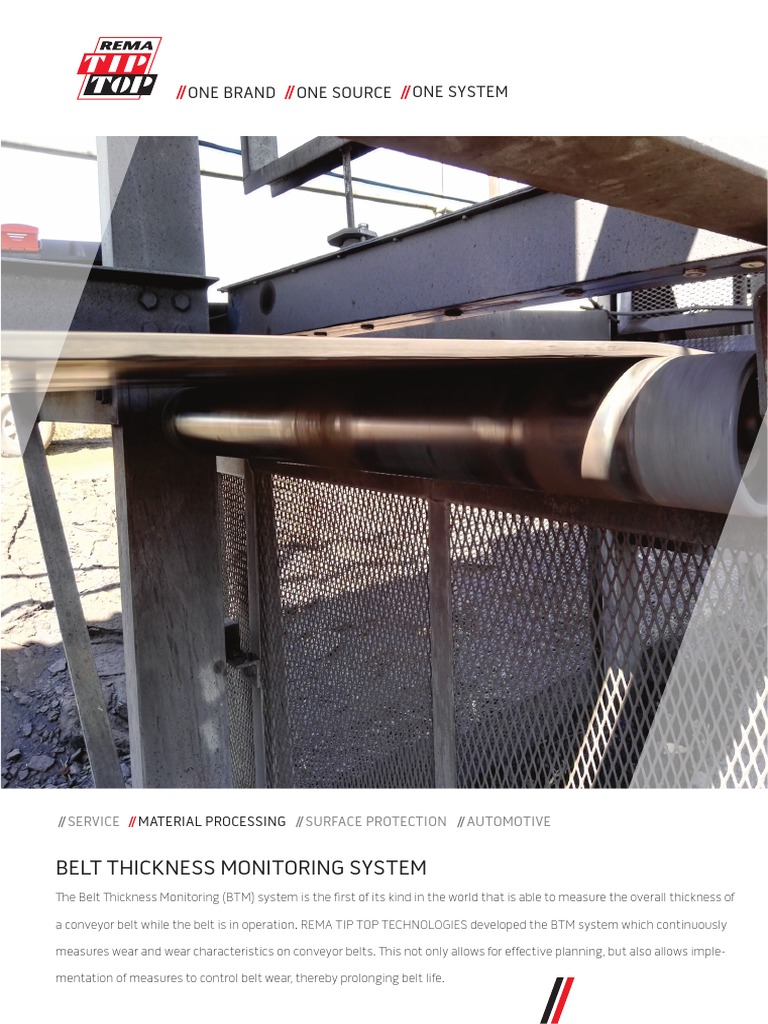 Belt Thickness Monitoring System | PDF | Radio Frequency Identification ...