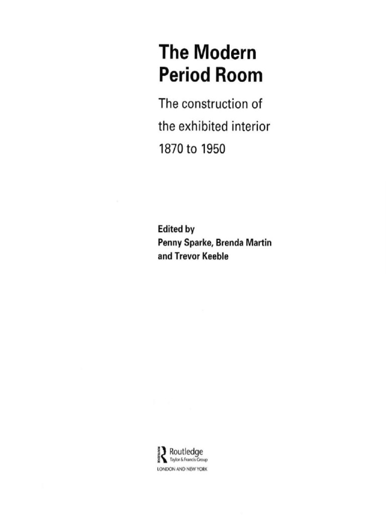 The Modern Period Room The Construction PDF | PDF | Federal Housing ...