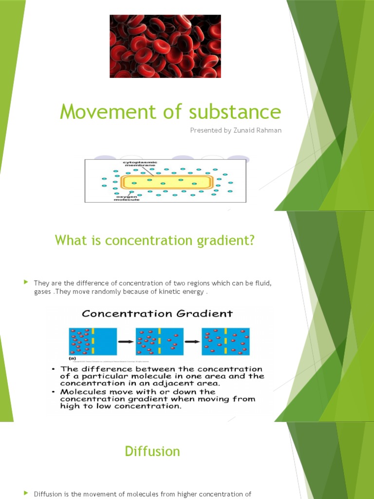 Movement of Substance: Presented by Zunaid Rahman | PDF