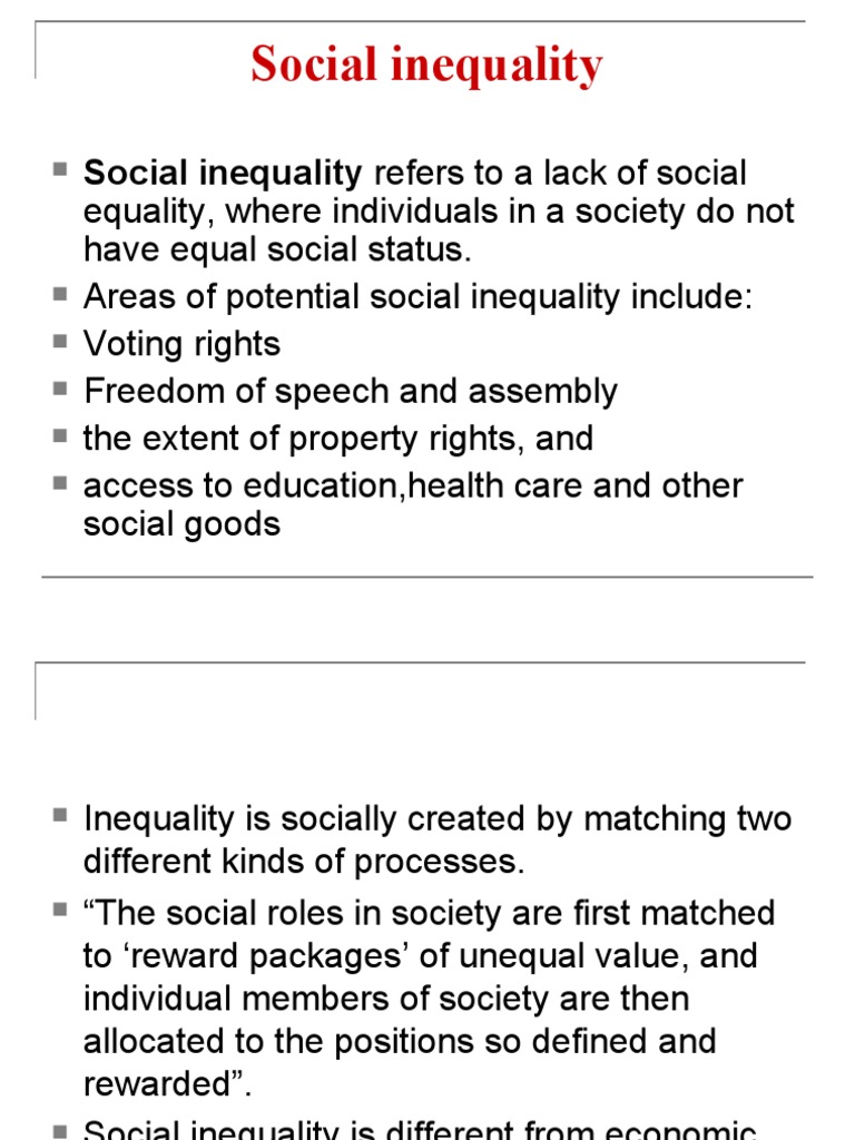 Understanding Social Inequality Dynamics | PDF | Social Mobility ...
