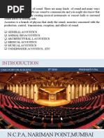 Ncpa Case Study | PDF | Architectural Elements | Building Engineering