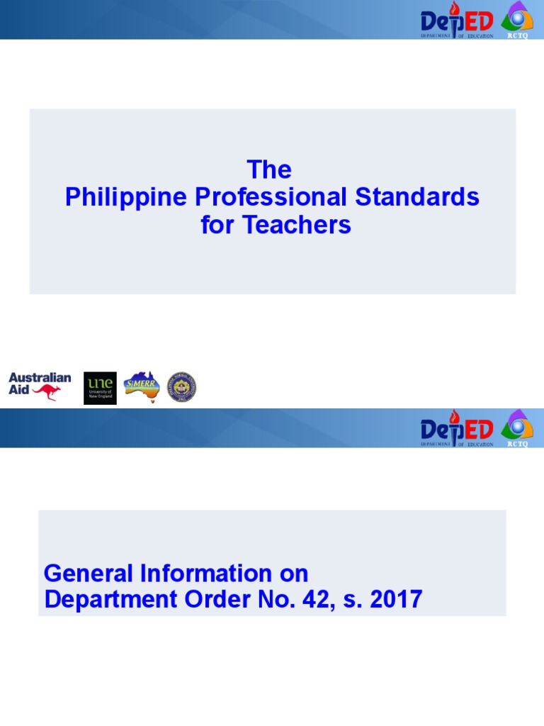 The Philippine Professional Standards For Teachers | PDF | Learning ...