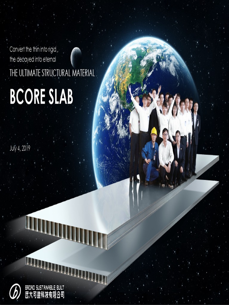 Bcore Slab: The Ultimate Structural Material | PDF | Pipe (Fluid Conveyance) | Steel