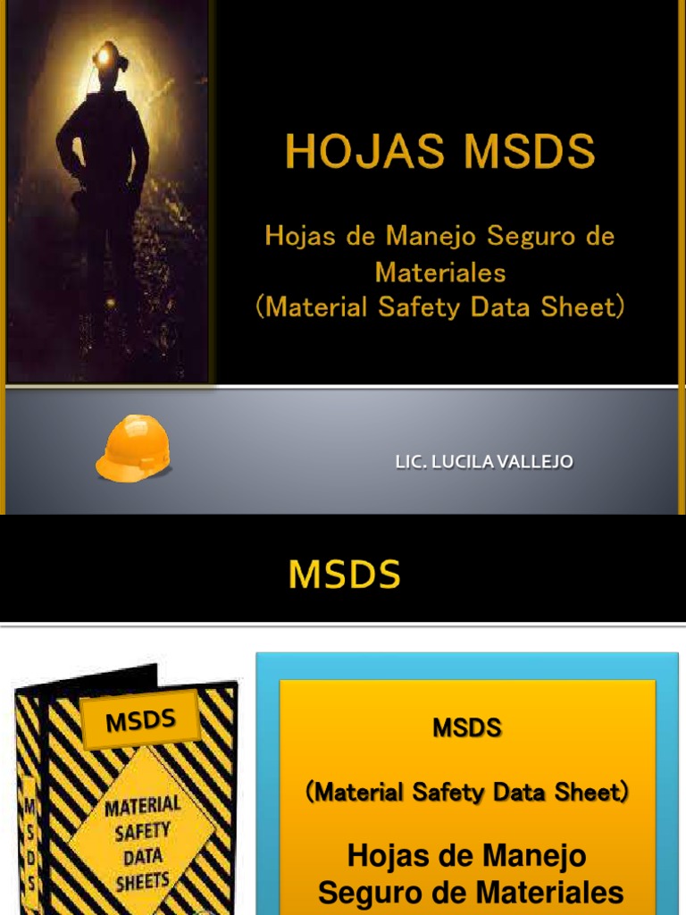 Importancia de las Hojas MSDS en Minería | PDF | Toxicidad | Naturaleza