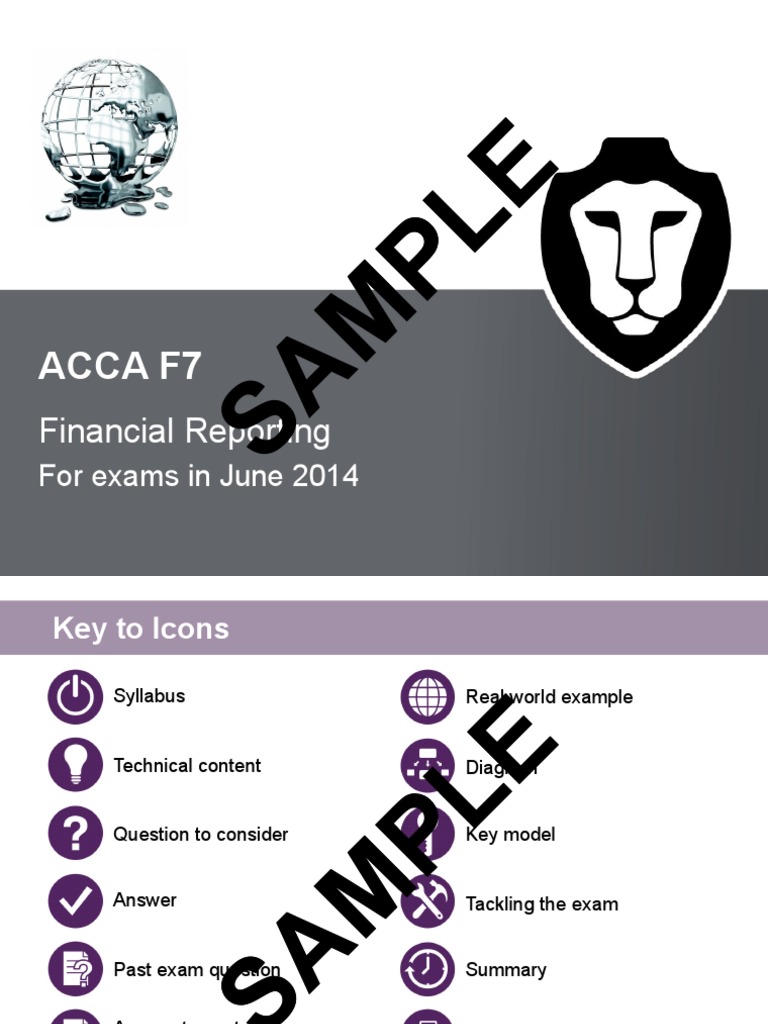 F7 Acca | PDF | International Financial Reporting Standards | Balance Sheet