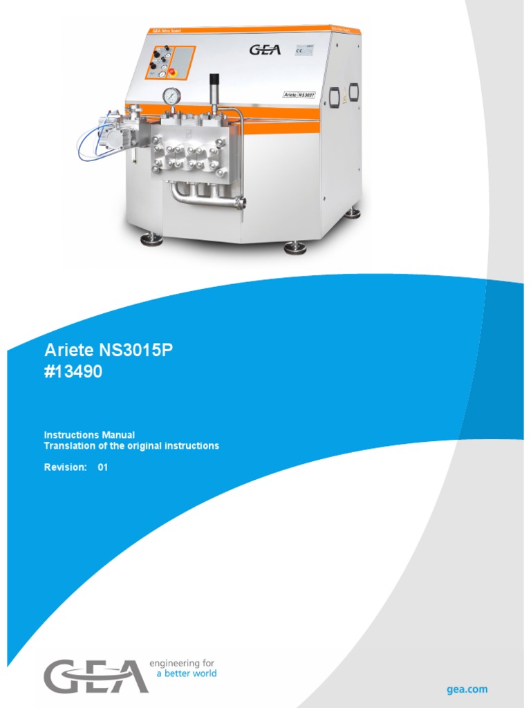 Ariete NS3015P #13490: Instructions Manual Translation of The Original ...