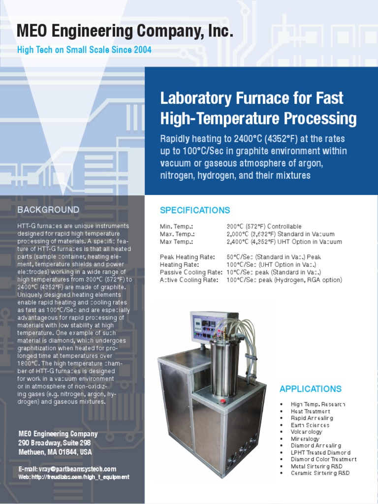 High-Temperature Graphite Furnace Solutions | PDF | Vacuum | Argon