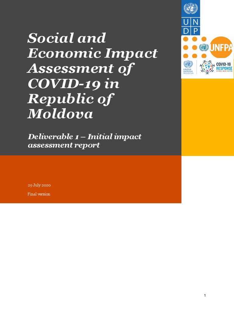 UNDP - Social and Economic Impact Assessment of COVID-19 in Republic of ...