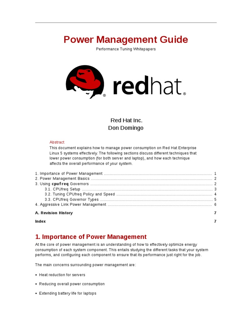 Power Management Guide | PDF | Device Driver | Central Processing Unit