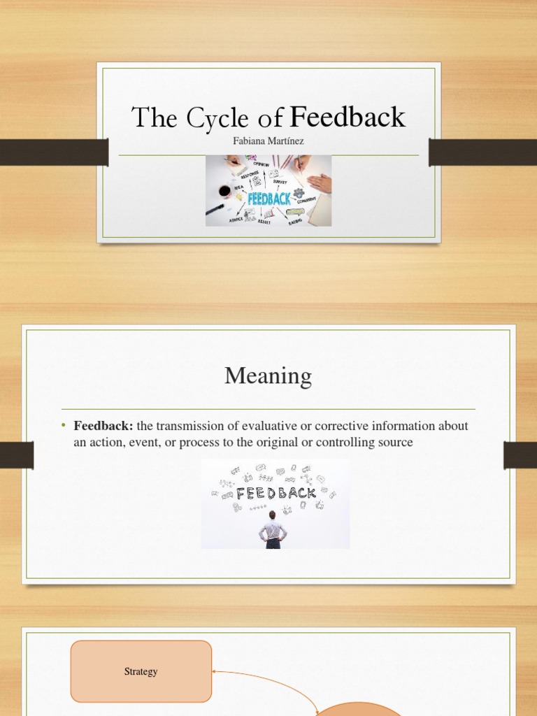 The Cycle of Feedback | PDF | Negotiation | Information