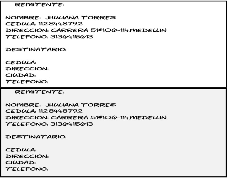Rotulos para Envios PDF | PDF
