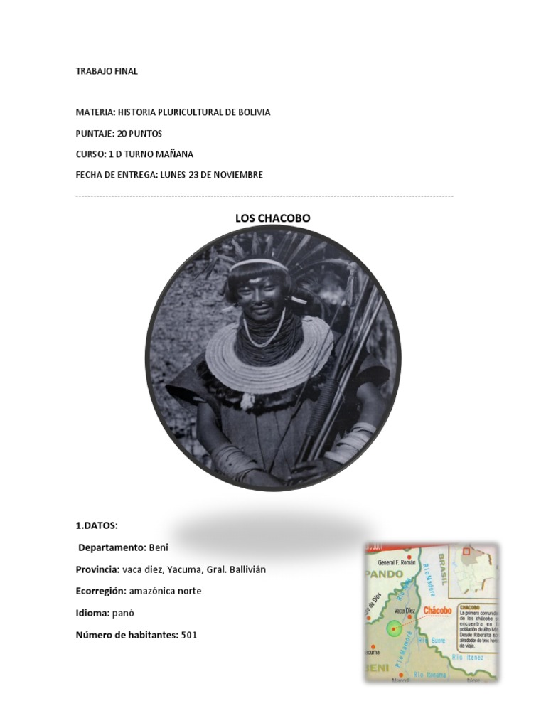 Cultura Chacobo | PDF | Alma | Bolivia