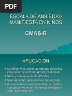 Cmas R 2 | PDF | Ansiedad | Cuestionario