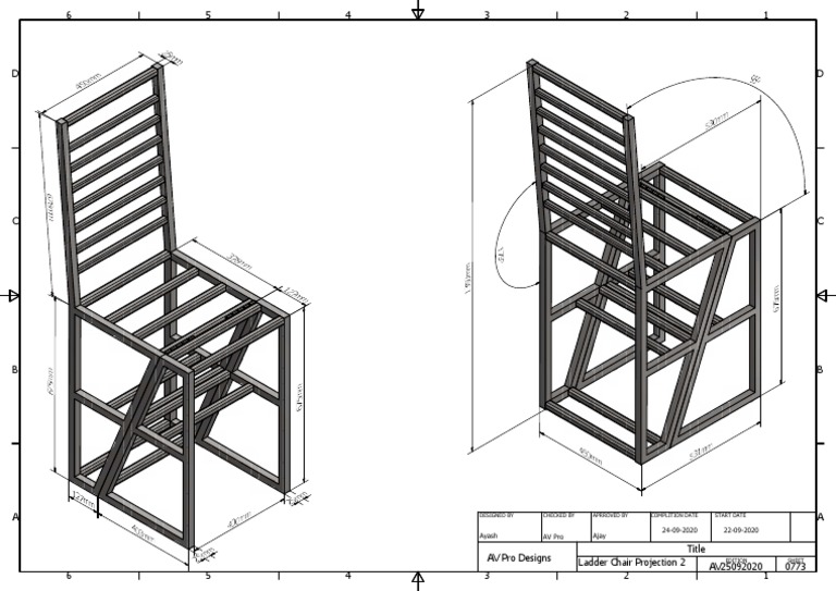Ladder Chair Projection 2 PDF | PDF