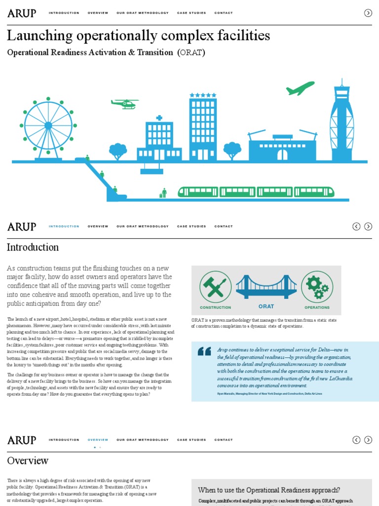 ORAT: Ensuring Facility Readiness | PDF | Airport | Project Management