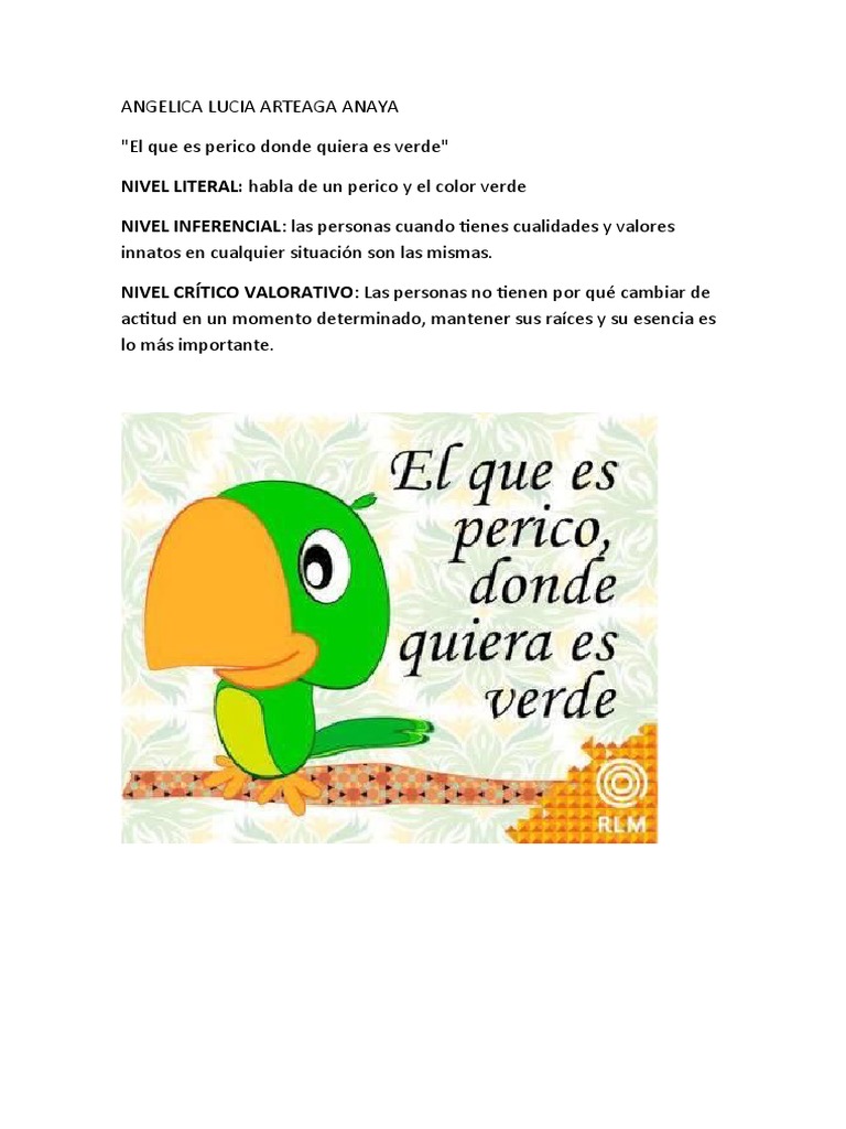 El Que Es Perico | PDF