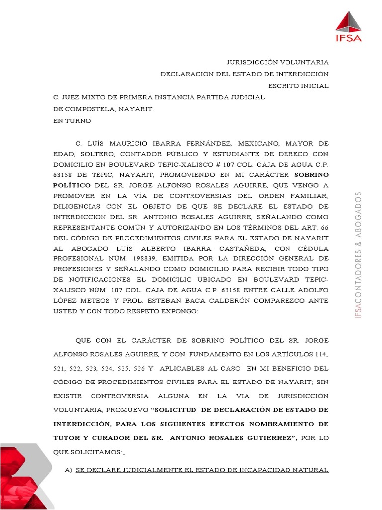 Estado de Interdicción | PDF | Virtud | Ley común