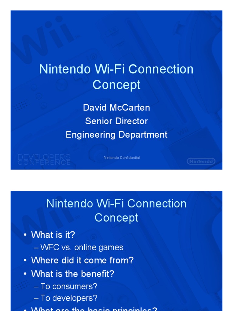 Wi-Fi Concept | PDF | Nintendo | Leisure