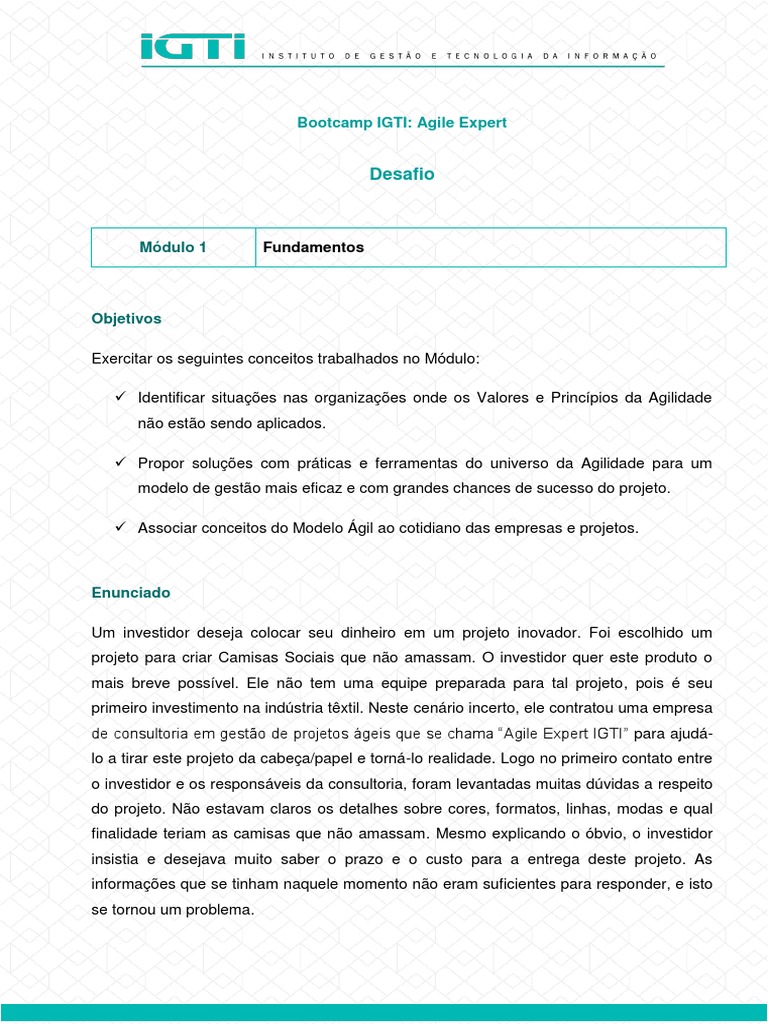 Agile Expert Igti : La gestion de projet : méthode Agile – VYJSBI