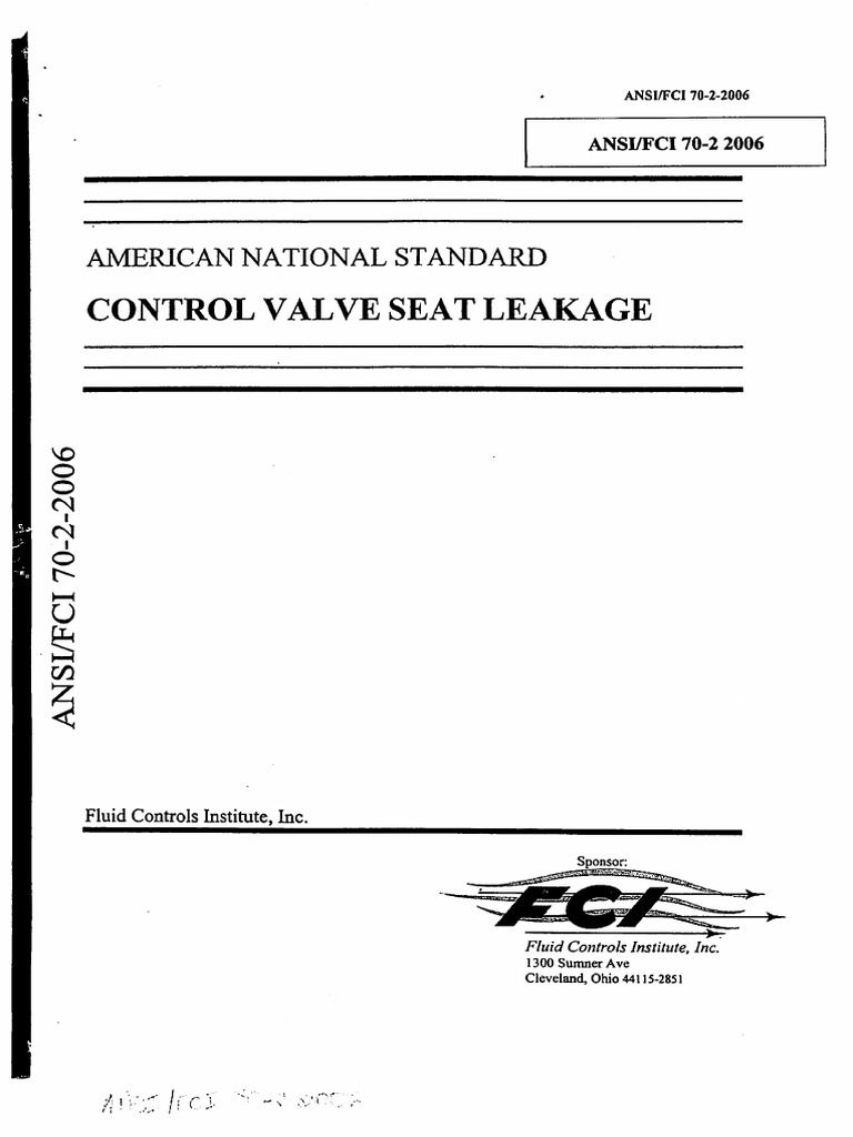 Ansi Fci 70.2 2006 | PDF