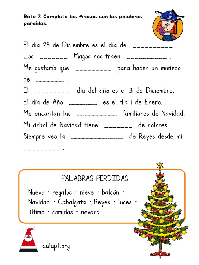Actividades Navideñas para Niños | PDF | Hogar, jardinería y bricolaje