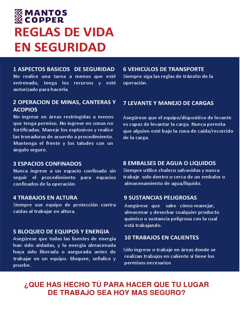 Reglas de Vida - Mantos Copper - v1 | PDF