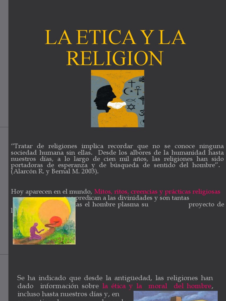 La Etica y La Religion | PDF | Dios | Moralidad
