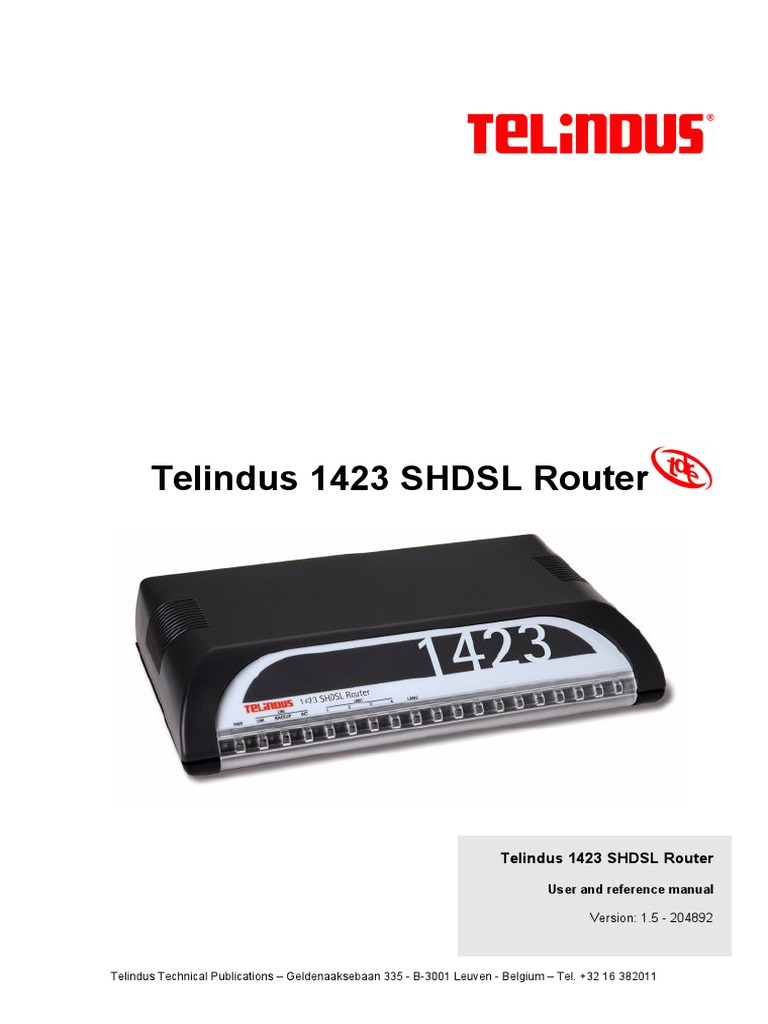 M 1423 PDF | PDF | Digital Subscriber Line | Command Line Interface