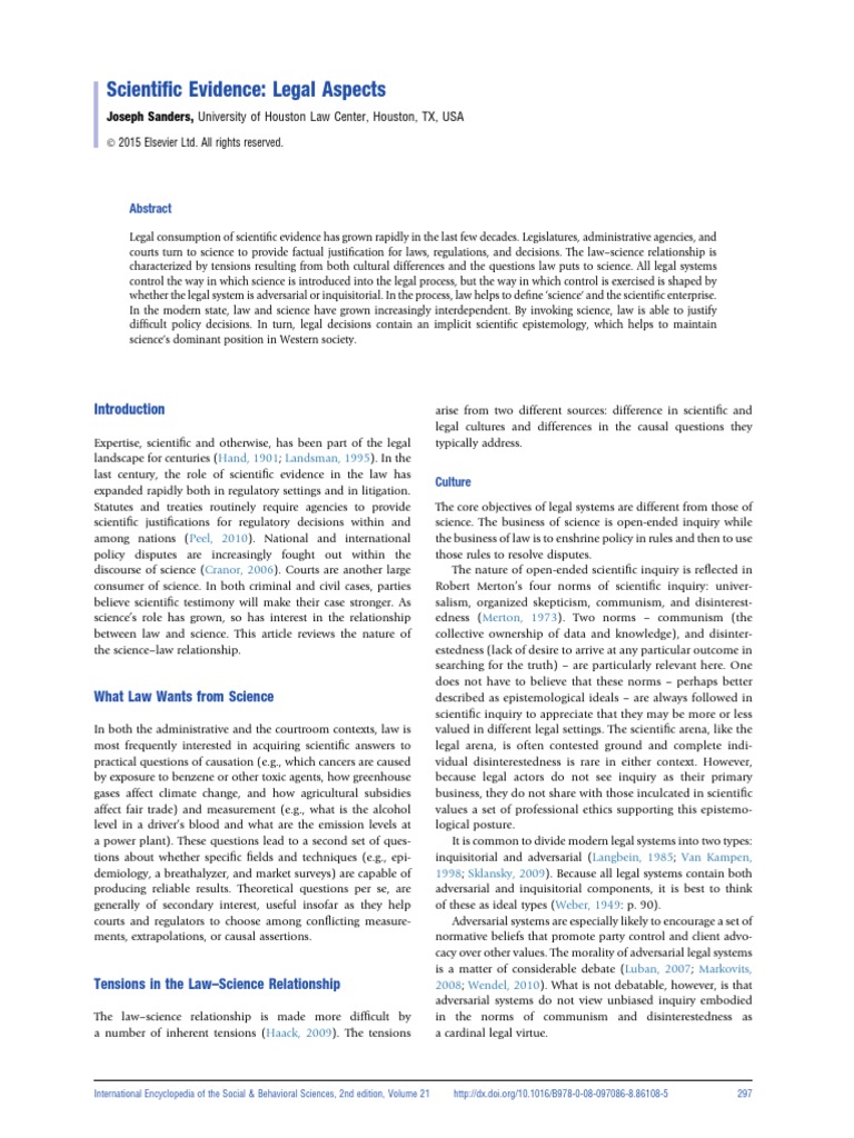 CIencia y Ley | PDF | Daubert Standard | Daubert V. Merrell Dow ...