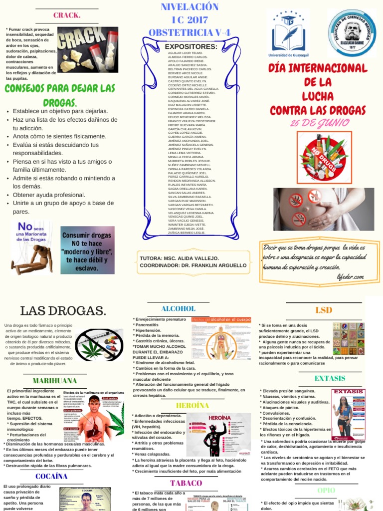 Drogas Triptico | PDF | Drogas | Tabaco
