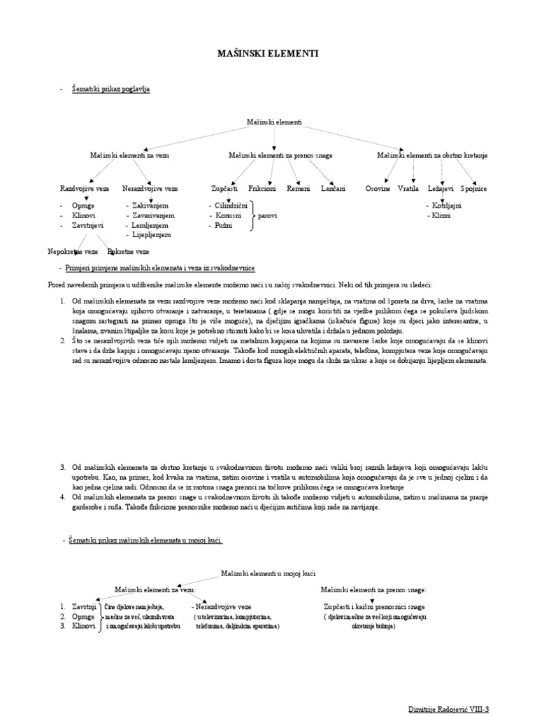 Masinski Elementi | PDF