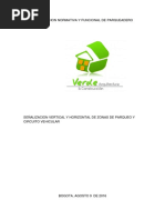 Norma Demarcar Parqueadero Medellin | PDF | Calle | Transporte por carretera