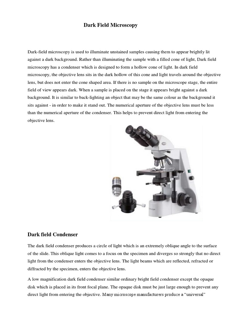 Field Microscope Lenses