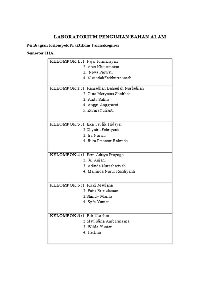 Pembagian Gelombang Prodi D3 Semester III | PDF | Sains & Matematika