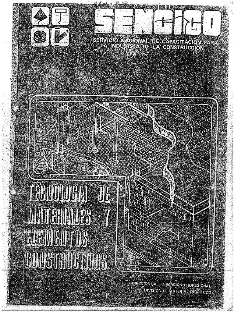 Tecnologia de Materiales y Elementos Constructivos SENCICO PDF | PDF
