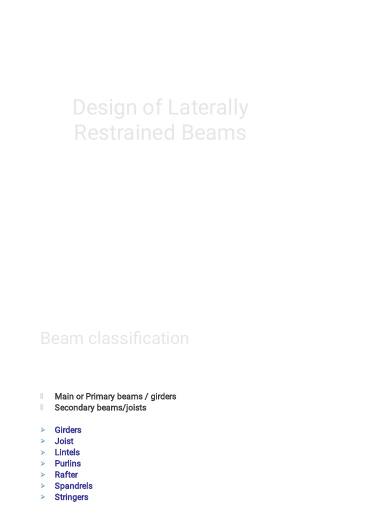 Design of Beams - PPT SONAM | PDF | Buckling | Bending
