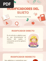 Ejemplos de Modificadores Directos e Indirectos | PDF | Asunto ...