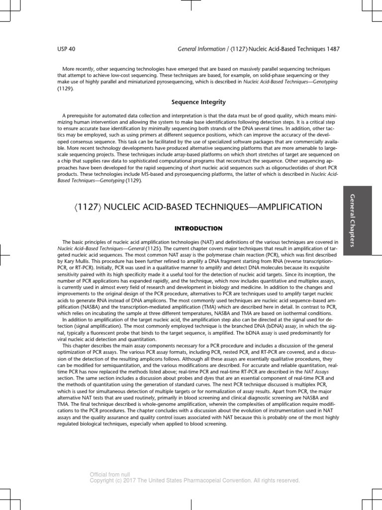 308-1127 - Nucleic Acid-Based Techniques-Amplification | PDF ...