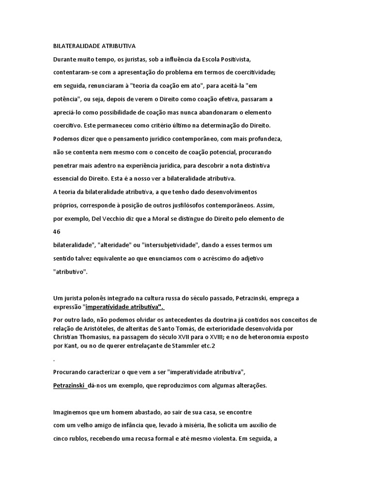 Imperatividade Atributiva | PDF | Estado | Moralidade