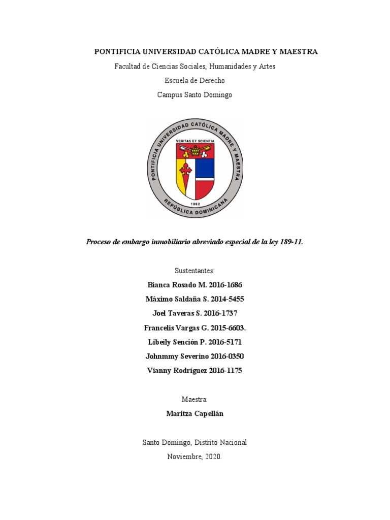 Embargo Inmobiliario 189 11 PDF | PDF | Hipoteca Comercial | Finanzas y ...