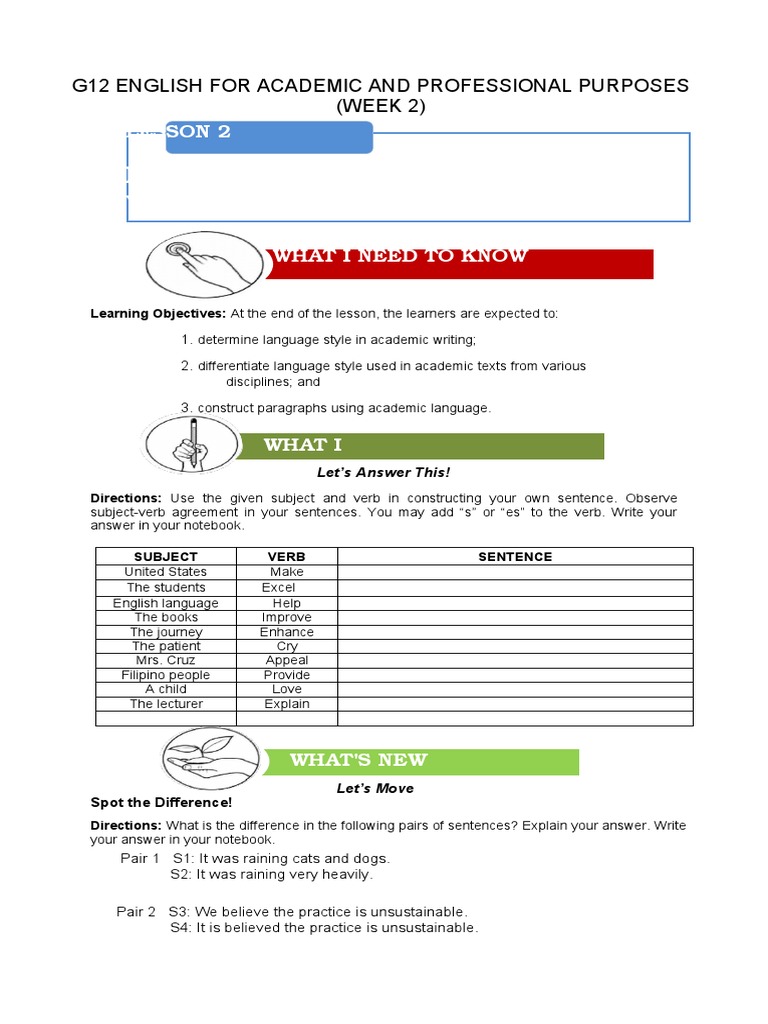 Grade-12 Eapp Q1-W2 | PDF | Reading Comprehension | Question