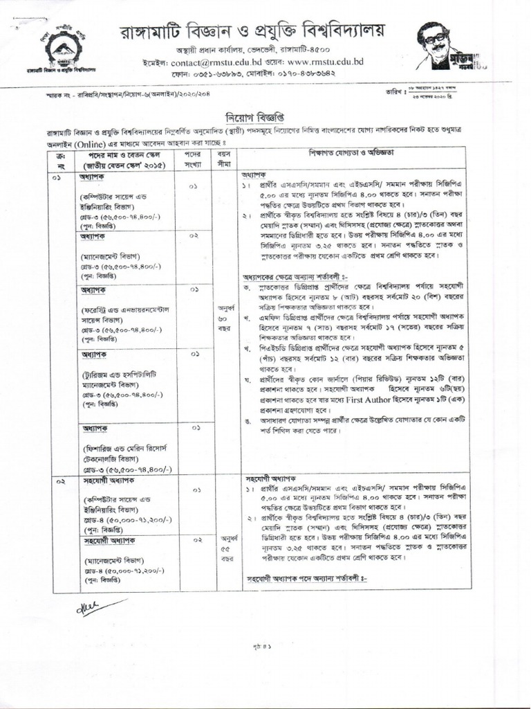 Job Circular 2020 PDF | PDF