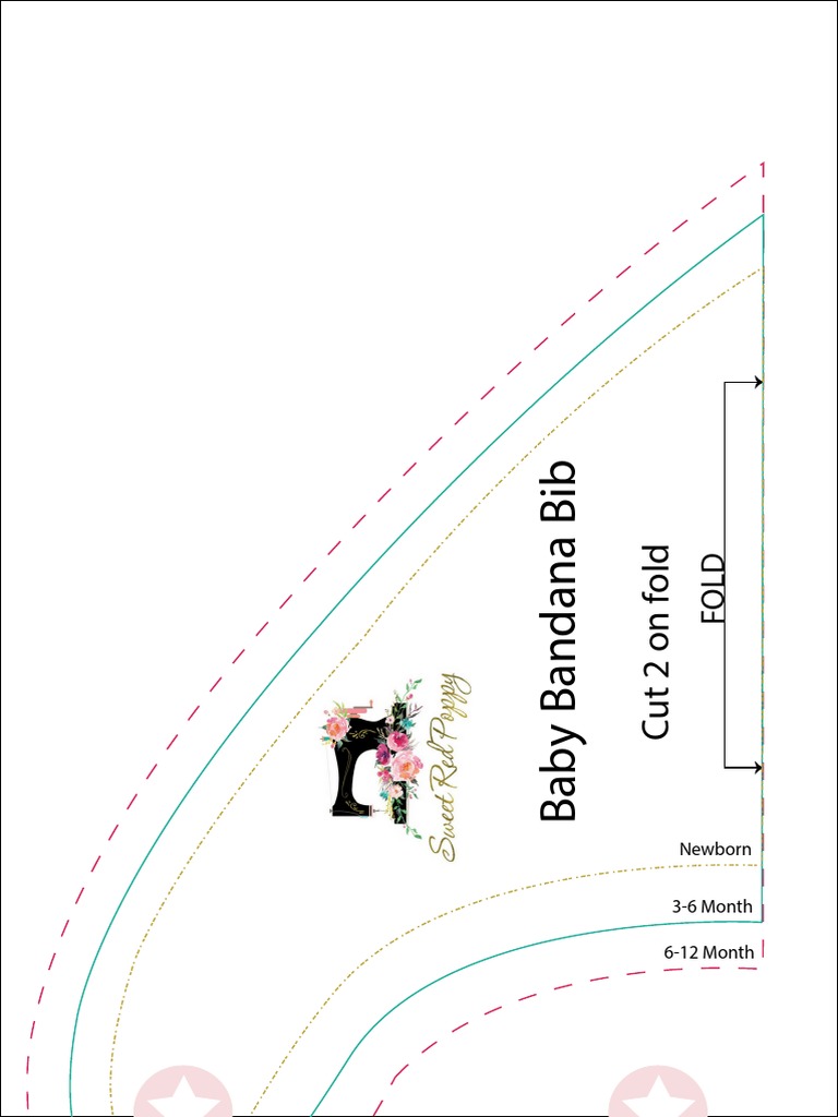 Sweet Red Poppy Baby Bandana Bib PDF | PDF